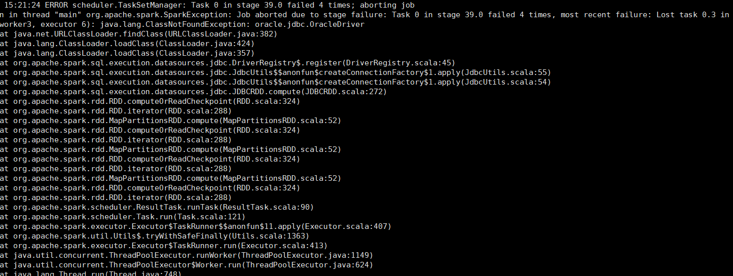 CDH6.x 运行SPARK 连接Oracle： java.lang.ClassNotFoundException: oracle.jdbc.OracleDriver_spark运行报 ...