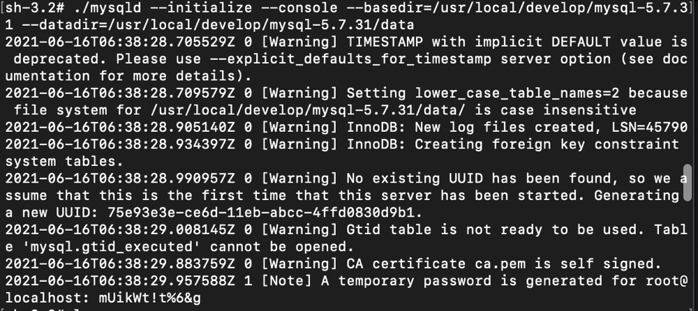 mysqld初始化Can‘t create directory ‘/usr/local/mysql/data/’(Errcode:2 -No such file or directory ...