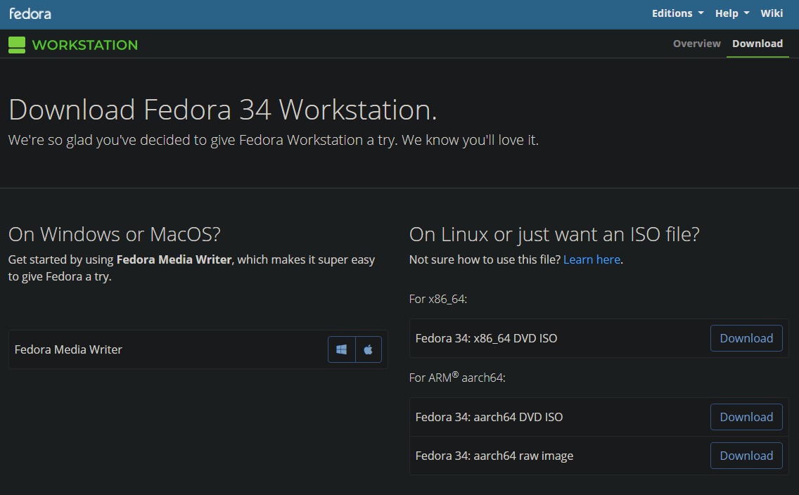 如何在实体机安装Fedora34 工作站版 (含启动盘制作教程)_制作fedora启动盘-CSDN博客