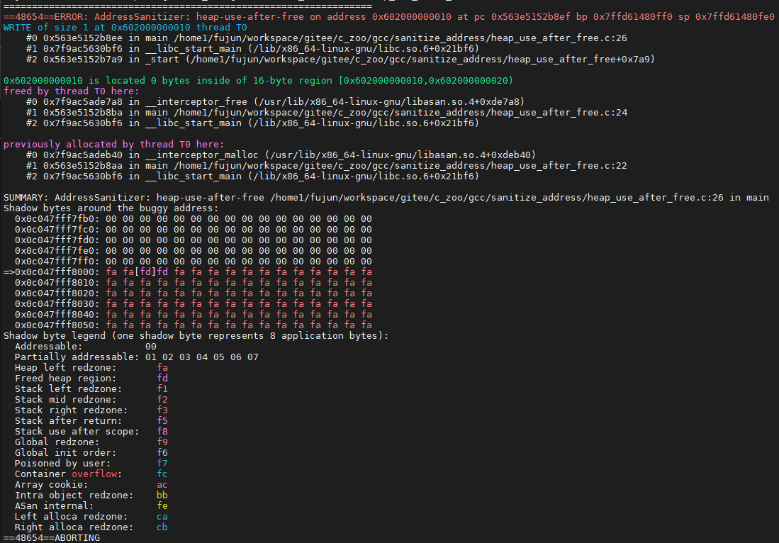 gcc自带sanitizer工具使用_gcc sanitize-CSDN博客