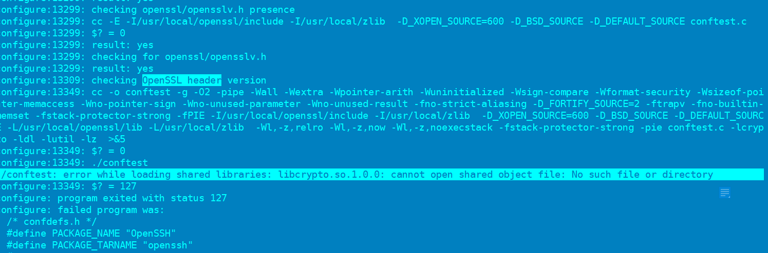 openssh 8.1-8.4涉及漏洞，升级修复填坑处理_checking openssl library version... not found-CSDN博客