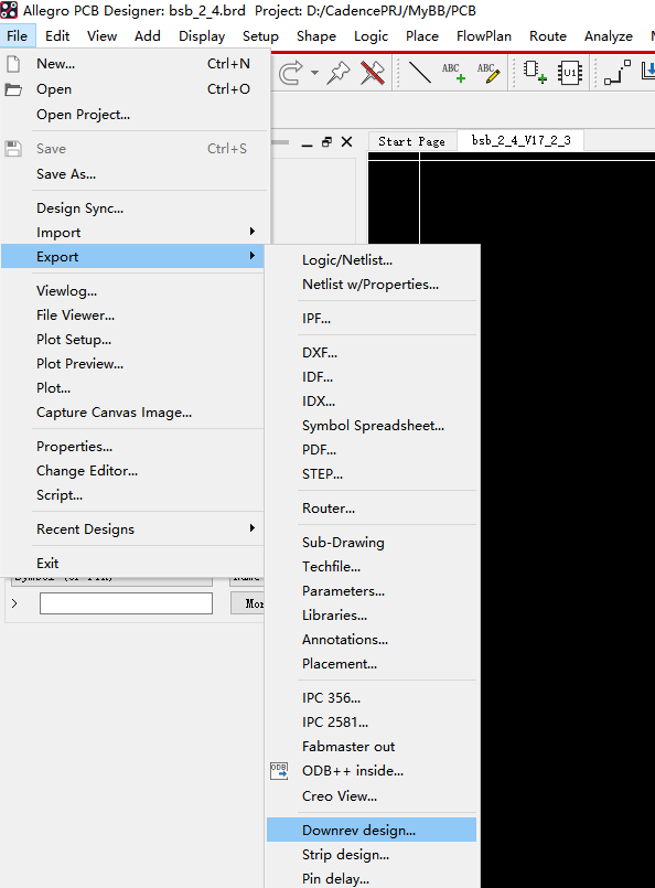 Cadence Allegro 17.4 PCB转换 17.2 PCB过程总结_allegro17.4降17.2-CSDN博客
