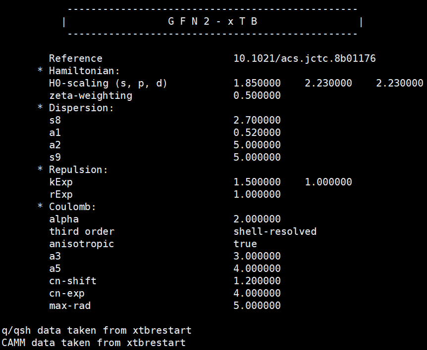xtb输出文件的结构-CSDN博客