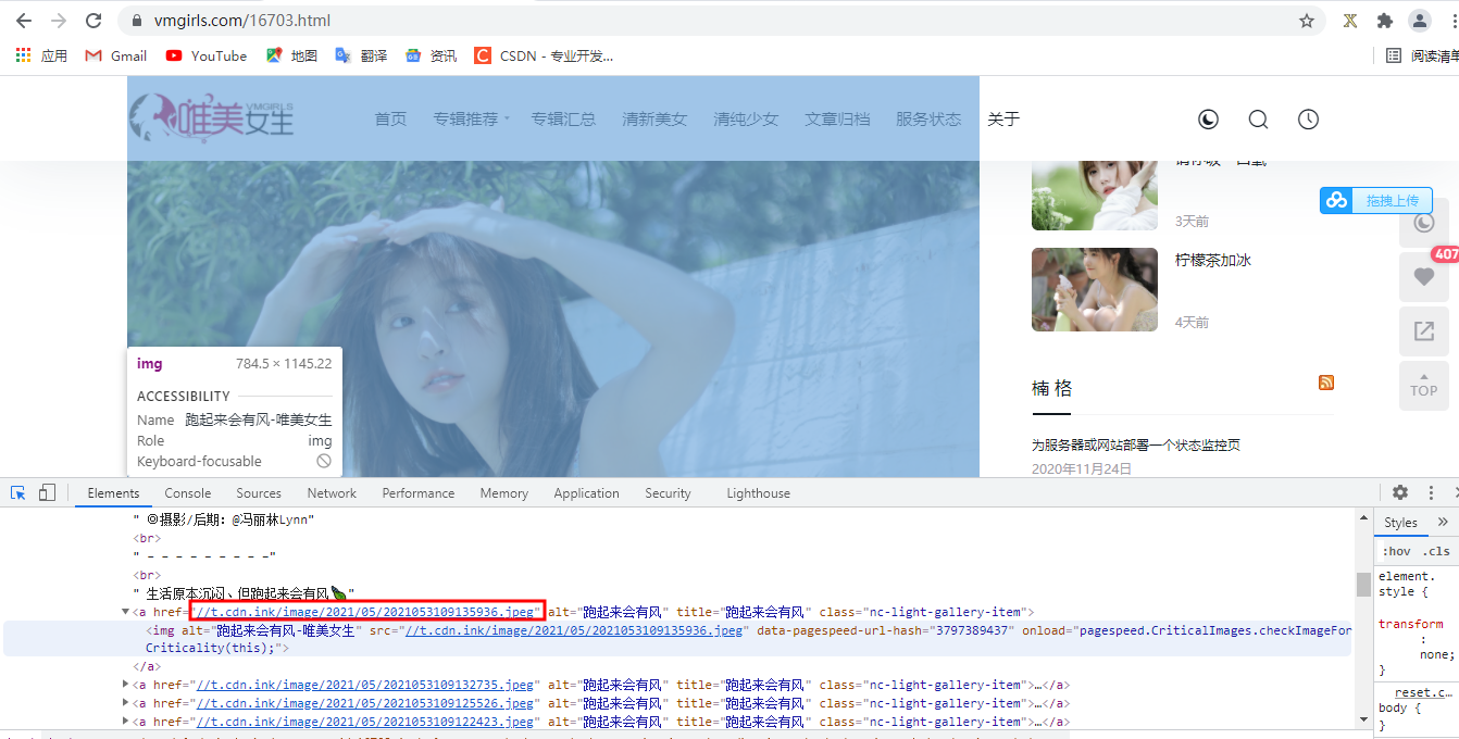 Python三步爬取VMgirls小姐姐图片-CSDN博客