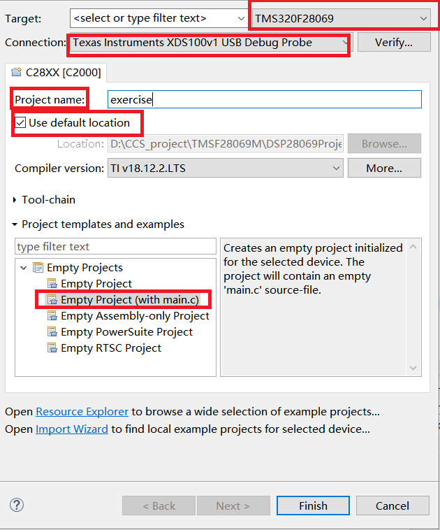 TMS320F28069M-创建工程及LED闪烁_controlsuite3.4.9setup-CSDN博客