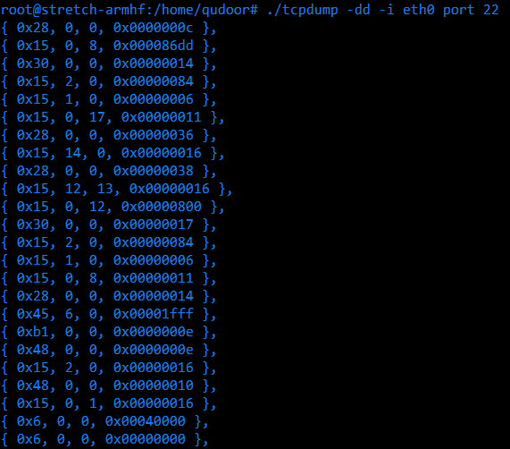 Linux网络编程：原始套接字--包过滤器BPF_tcpfump bpf code-CSDN博客