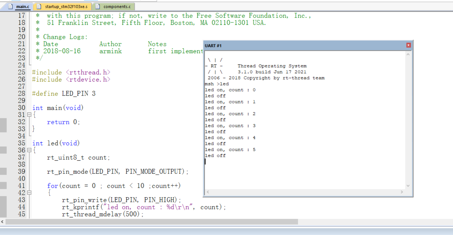 笔记：基于RT-thread初步了解rtos，利用Keil 模拟器 STM32F103 上手指南。_利用rtthreadrtos实验报告_jockchong的博客-CSDN博客