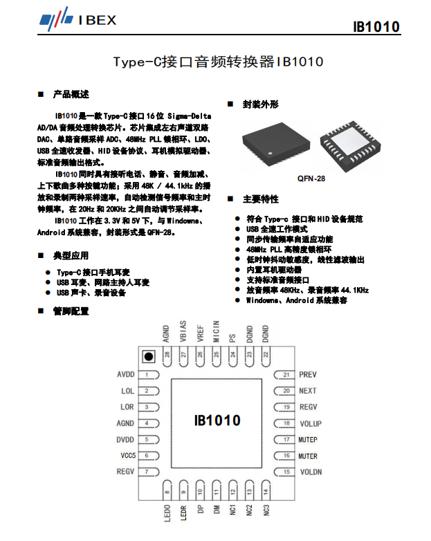HS100B音频芯片，替代芯片-CSDN博客