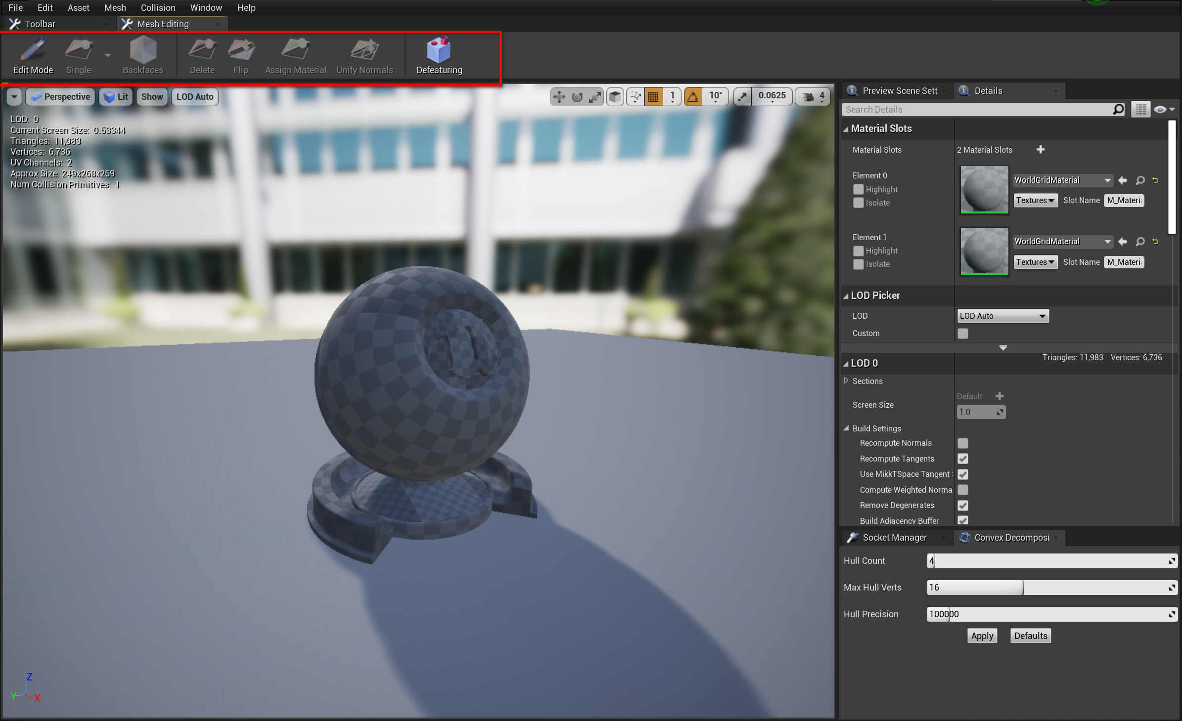 UE4 内置模型修改Mesh Editing开启方法_unreal engine4 实现模型编辑-CSDN博客