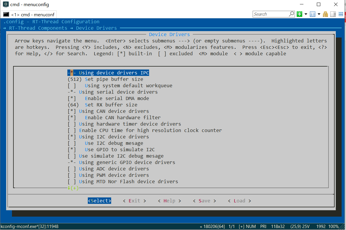 STM32 RT-THREAD 3:安装ENV工具安装，配置项目_env构建stm32工程-CSDN博客