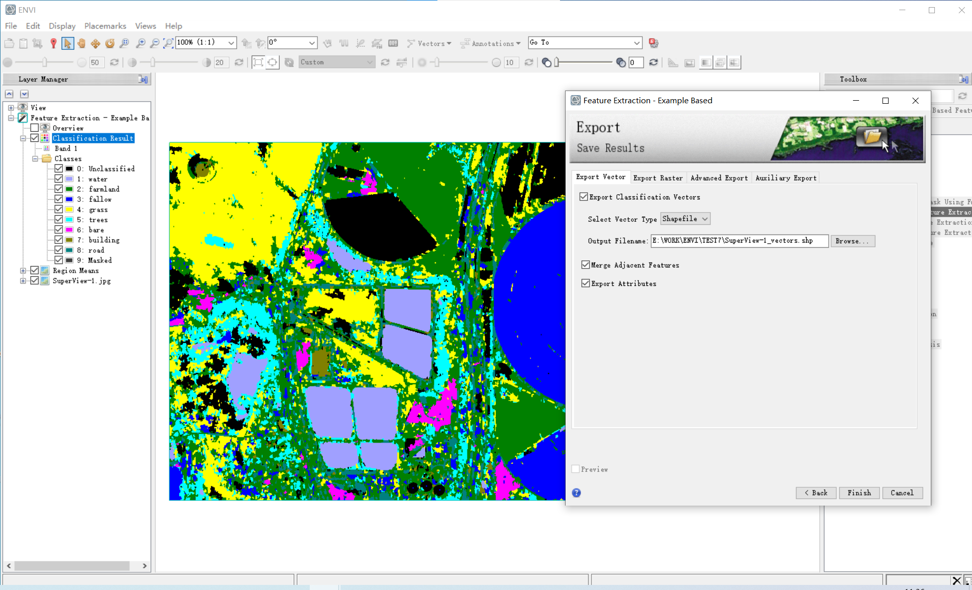 ENVI监督分类图像分割_envi图像分割-CSDN博客