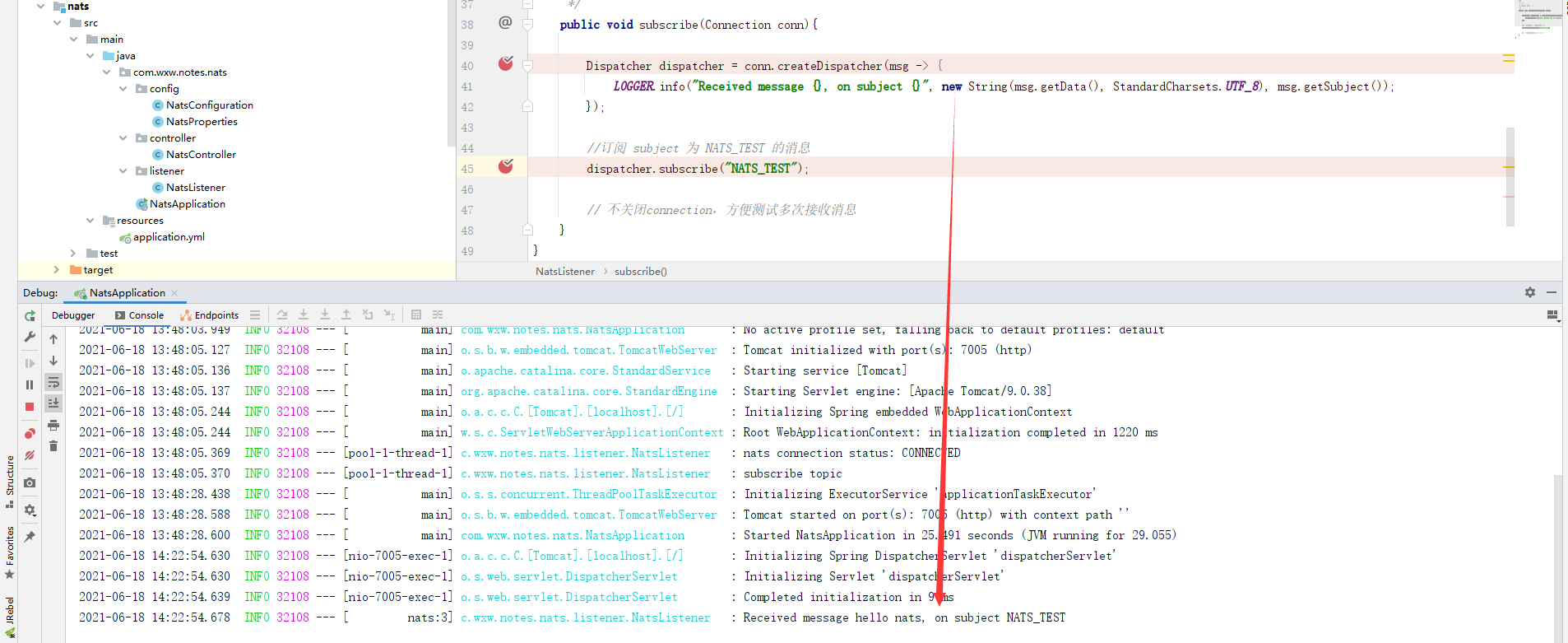 SpringBoot 集成 Nats 完成消息推送和订阅_springboot nats-CSDN博客