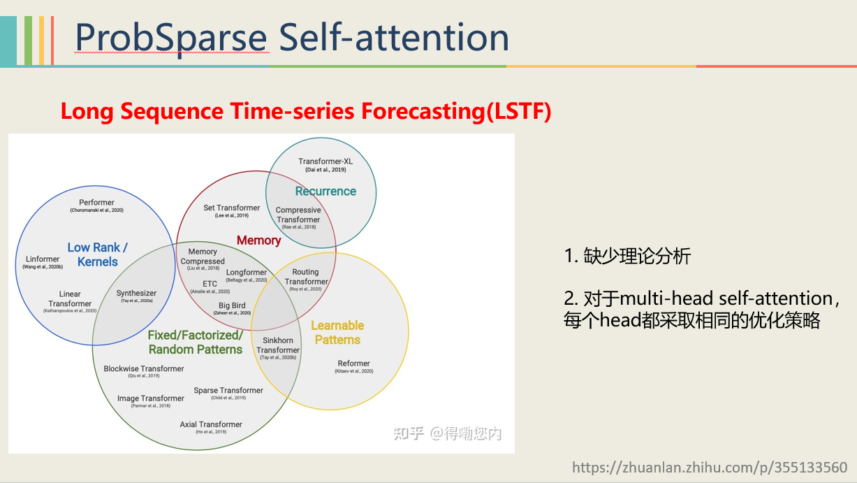 2021 06 16组会汇报 Informer Beyond Efficient Transformer For Long Sequence Time Series Forecasting