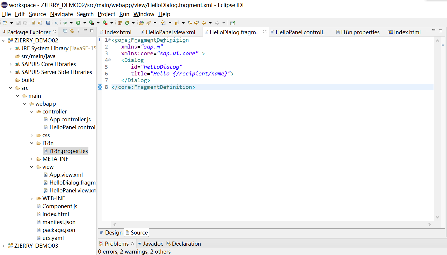 SAPUI5学习第七天-----（11）对话框和碎片Dialogs and Fragments，以及碎片回调Fragment Callbacks_sap ui5 dialog-CSDN博客