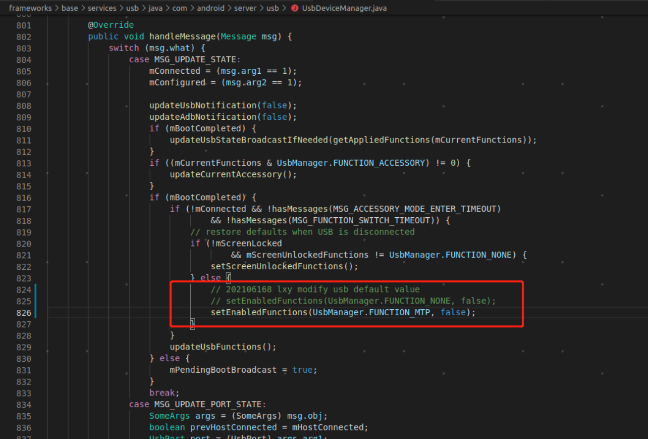 Android 11源码 Framework修改默认usb连接模式为MTP模式_android mtp模式-CSDN博客