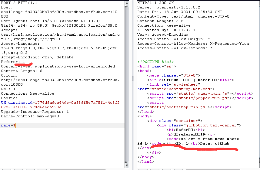 CTFhub Refer注入_520 union select-CSDN博客