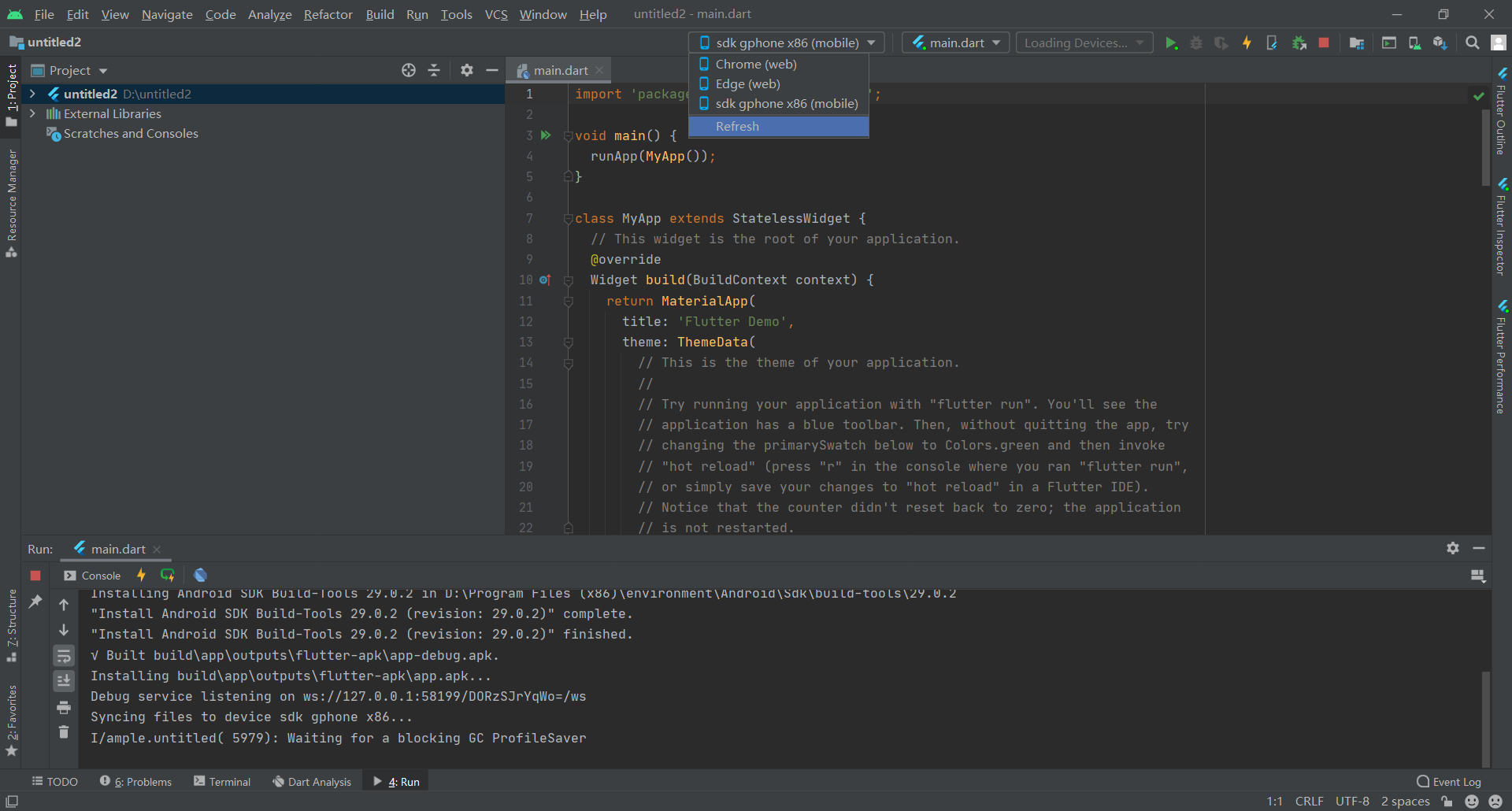 Android Studio安装flutter插件后找不到设备（模拟器）_flutter不识别雷神模拟器-CSDN博客