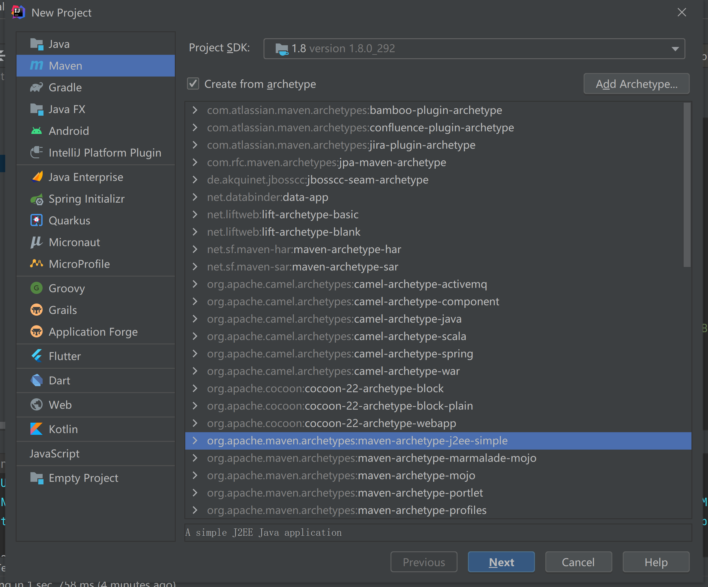 IDEA中非常详细的介绍快速搭建一个基于MAVEN的J2EE测试程序_maven-archetype-j2ee-simple-CSDN博客