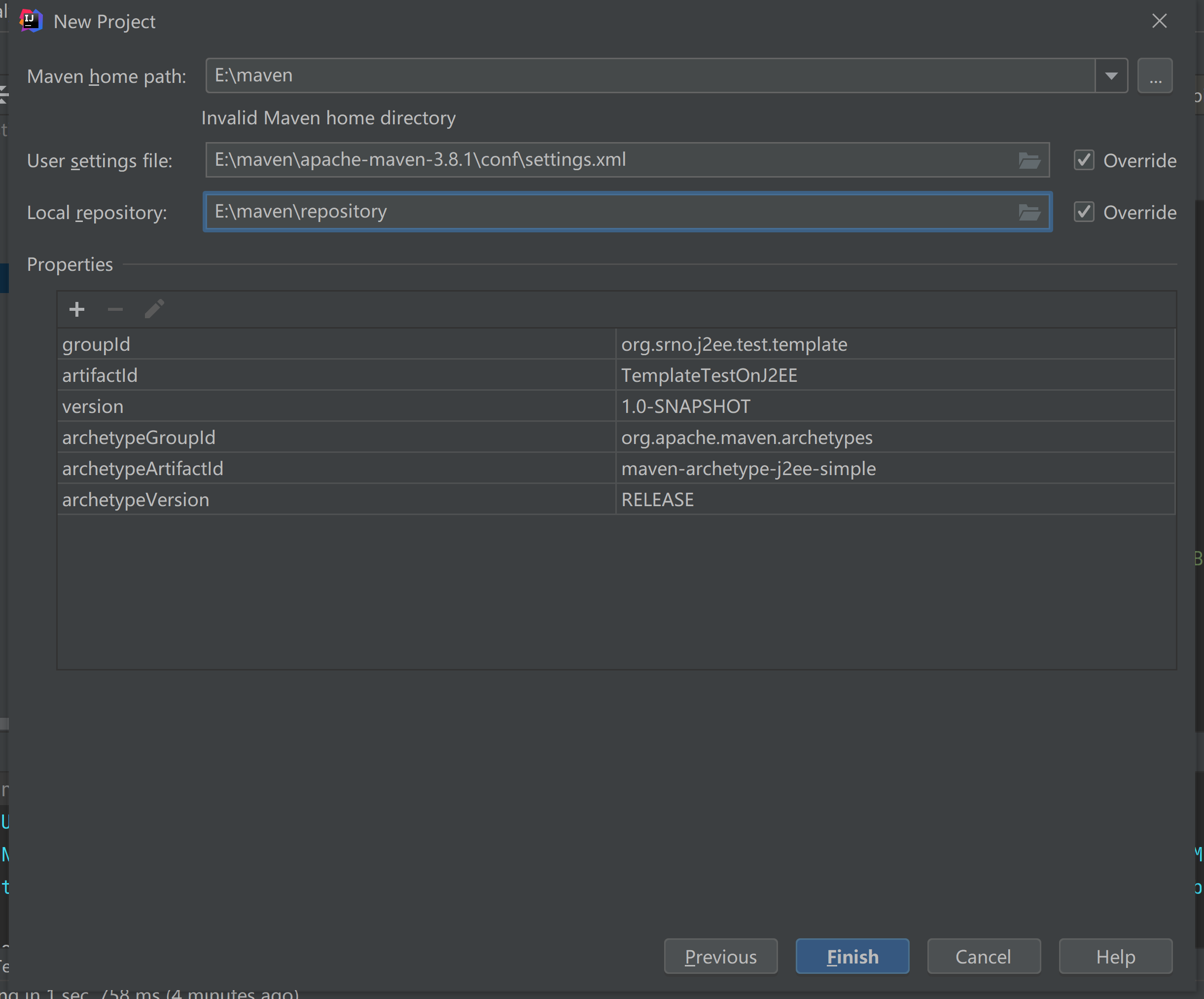 IDEA中非常详细的介绍快速搭建一个基于MAVEN的J2EE测试程序_maven-archetype-j2ee-simple-CSDN博客