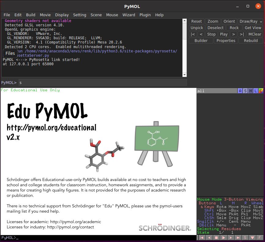 《PyRosetta&Pymol》配置日记_pyrosetta pymol ubuntu-CSDN博客