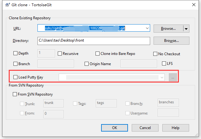 使用PuttyGen和TortoiseGit进行Clone with SSH-CSDN博客