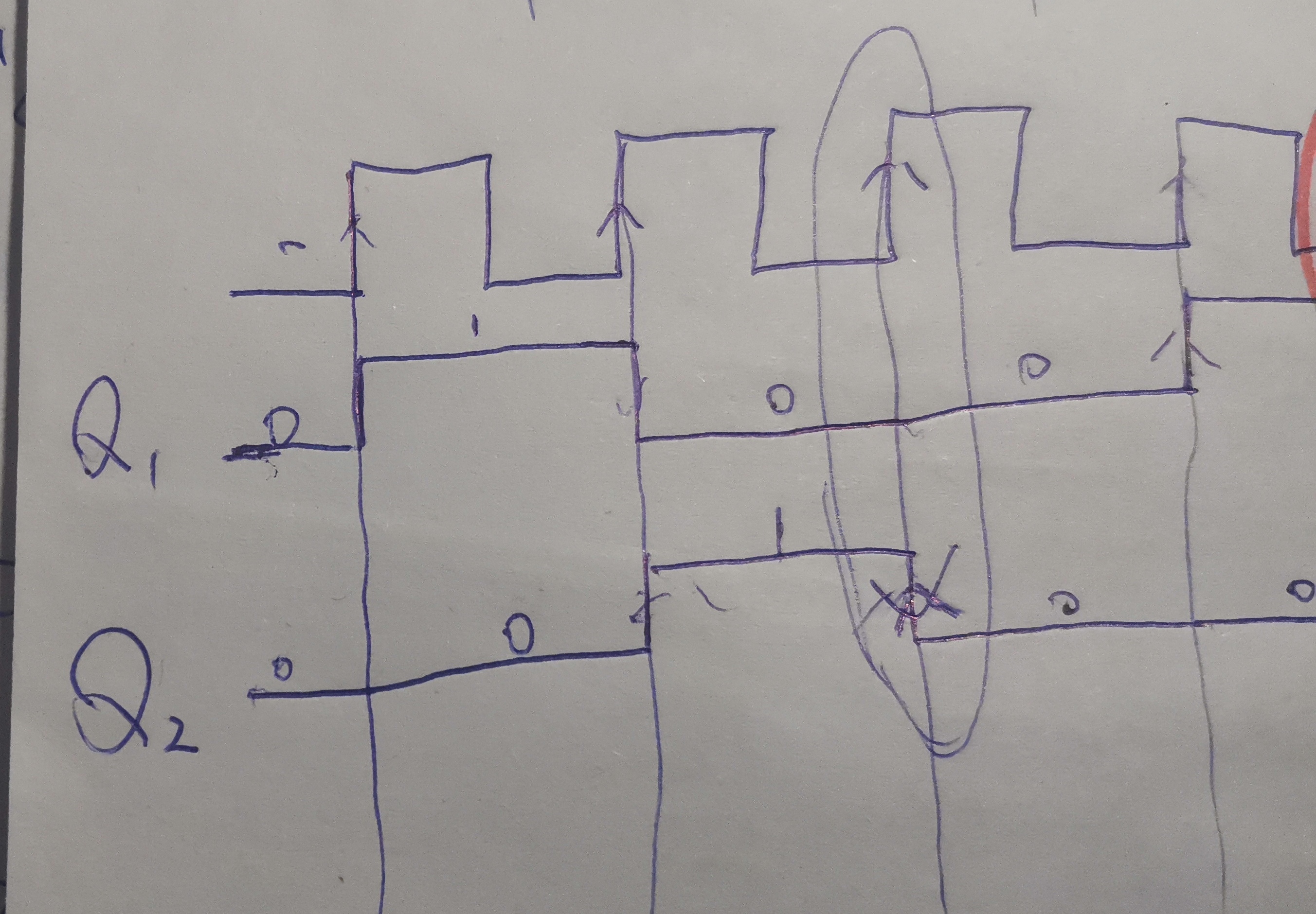 7474 trigger asynchronous three-circle add counter - Programmer Sought