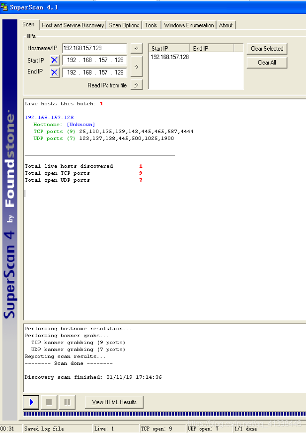 SuperScan扫描工具（或Nmap）的使用-CSDN博客