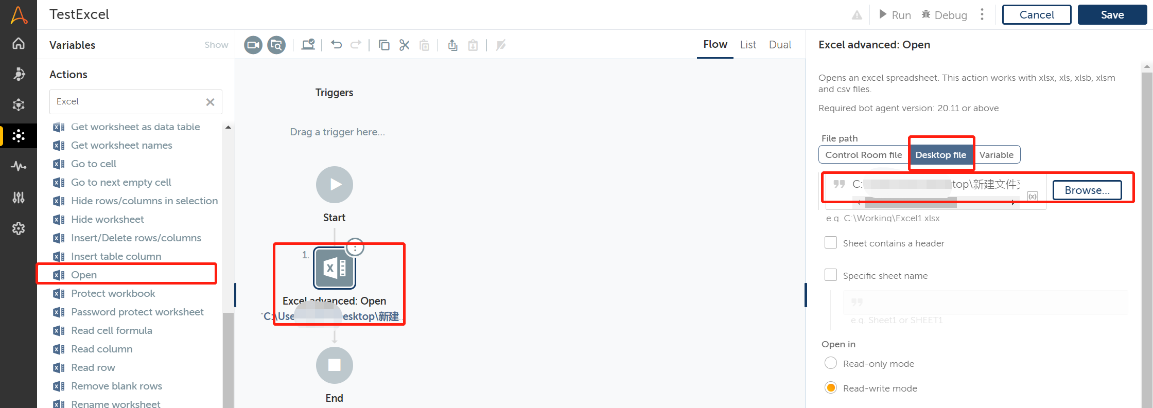 【精选】AutomationAnywhere(AA)实现读取Excel文件_csdn automation anywhere(aa)实现excel的读写操作-CSDN博客