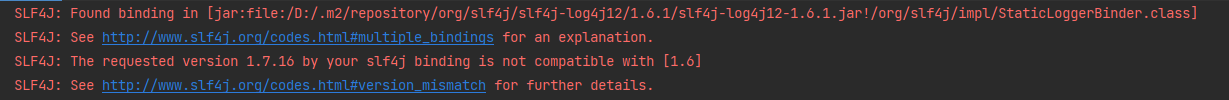 SLF4J: The requested version 1.7.16 by your slf4j binding is not compatible with [1.6]_Java超神之路的 ...
