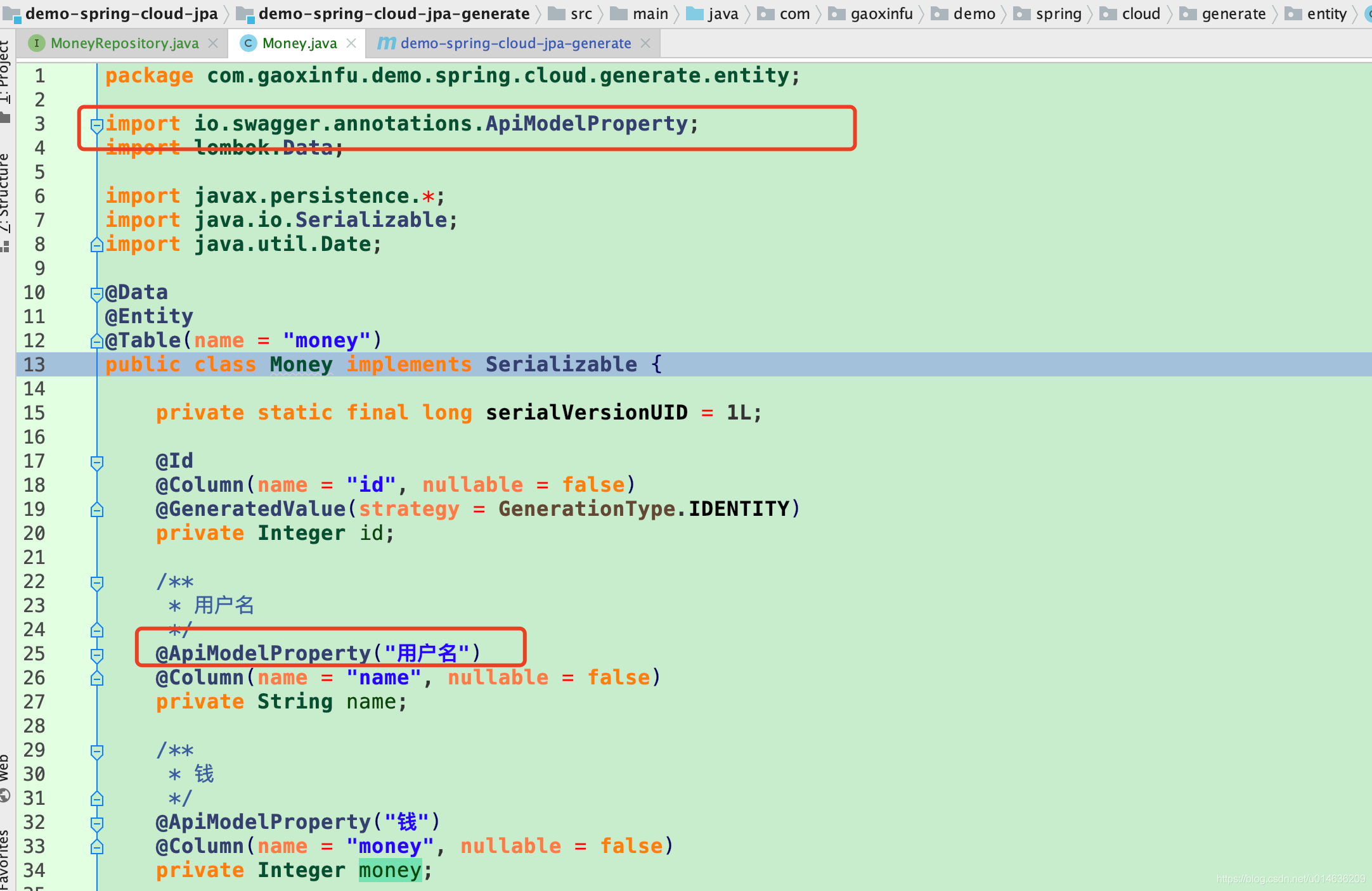 Jpa 之自动生成entity与repository相关数据库实体类jpa Entity生成 Csdn博客