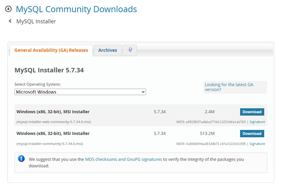 MySQL5.7安装教程以及环境变量配置_mysql-installer-community-5.7.34.0-CSDN博客