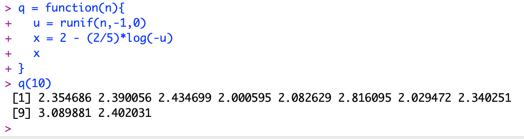 R语言：逆变换法生成密度函数的随机变量_1.用逆变换方法生成如下密度函数的随机变量,要求写出r语言程序,并跟真实的密度函-CSDN博客