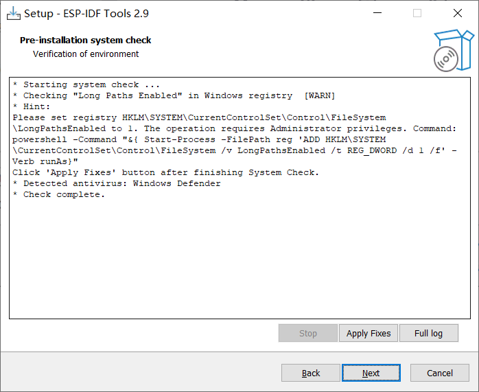 ESP-IDF Windows 开发环境搭建_setting pythonnousersite, was not set-CSDN博客