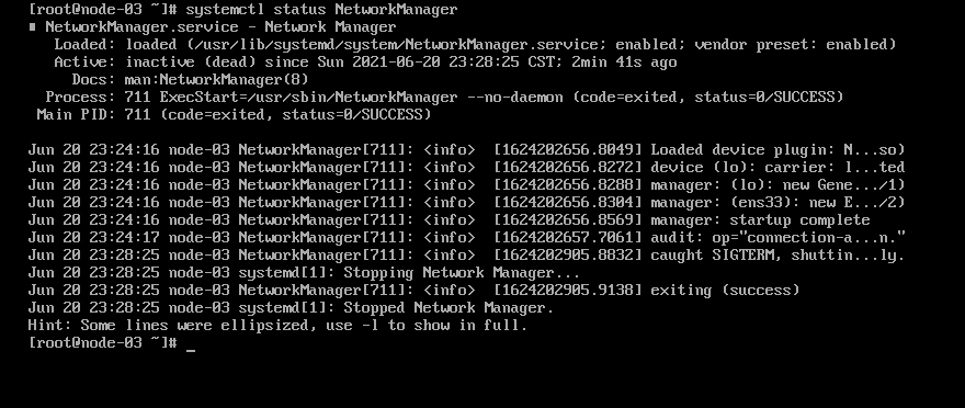 解决Linux关机重启连不上网的异常_linux关闭了network没网了-CSDN博客