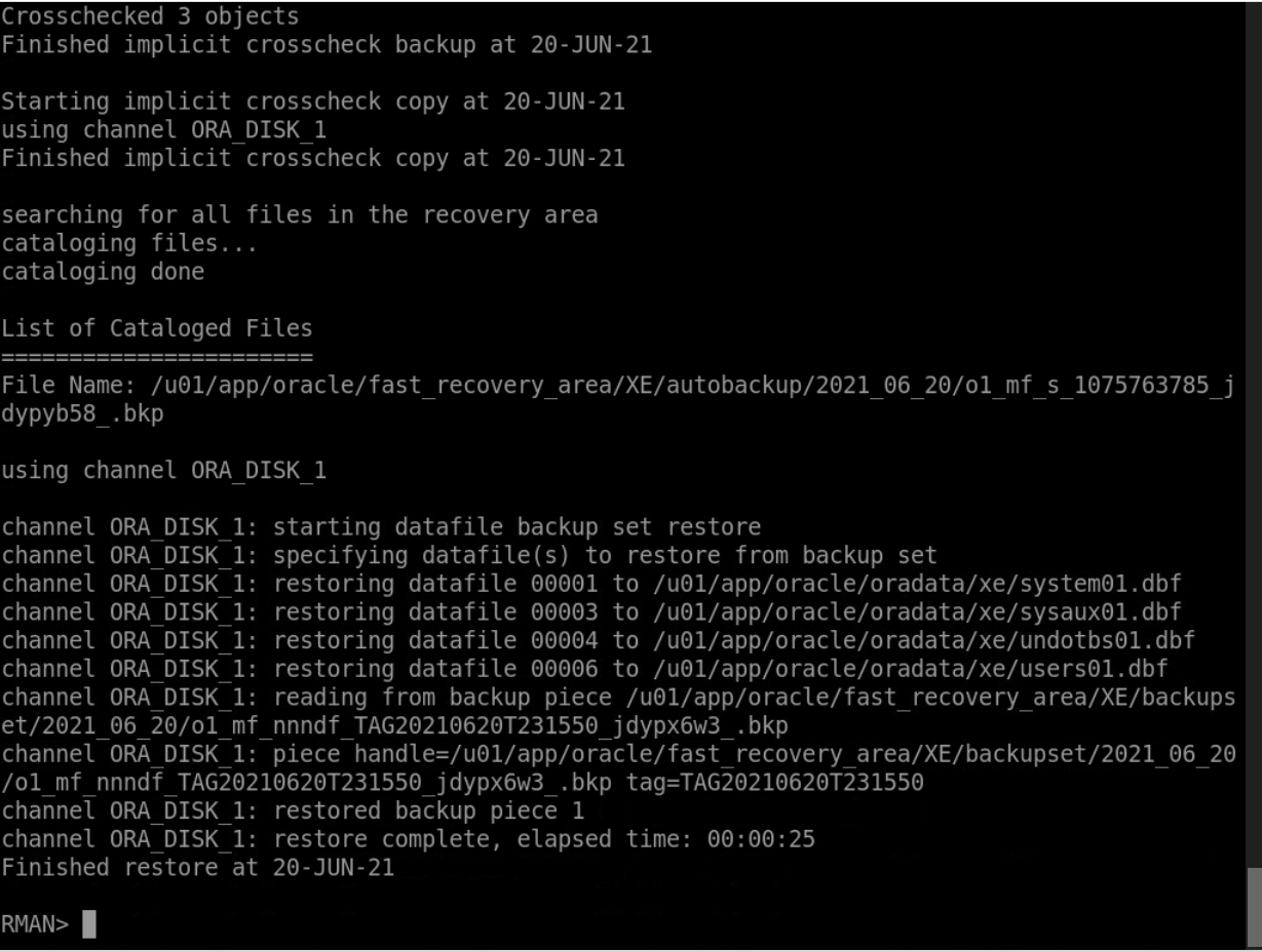 RMAN数据库完全备份和恢复_rman恢复-CSDN博客