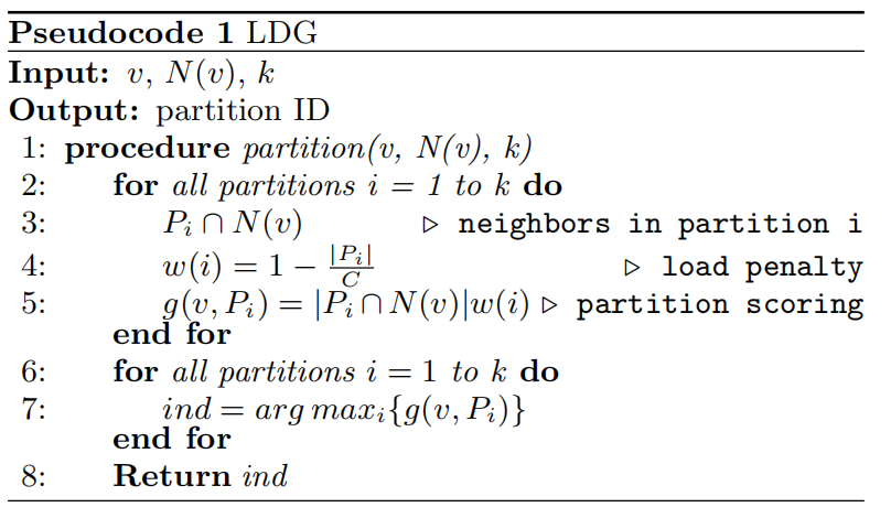 [论文笔记]流式图分区方法的实验研究_linear deterministic greedy partitioning-CSDN博客