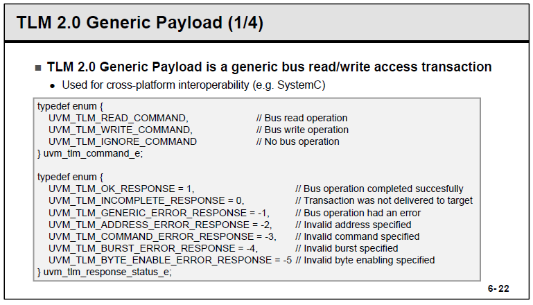 UVM TLM2.0简单介绍_tlm generic payload-CSDN博客