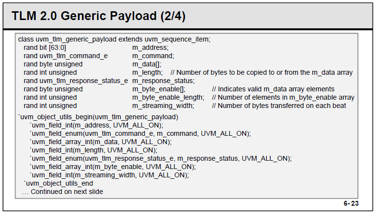 UVM TLM2.0简单介绍_tlm generic payload-CSDN博客