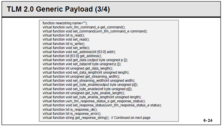 UVM TLM2.0简单介绍_tlm generic payload-CSDN博客