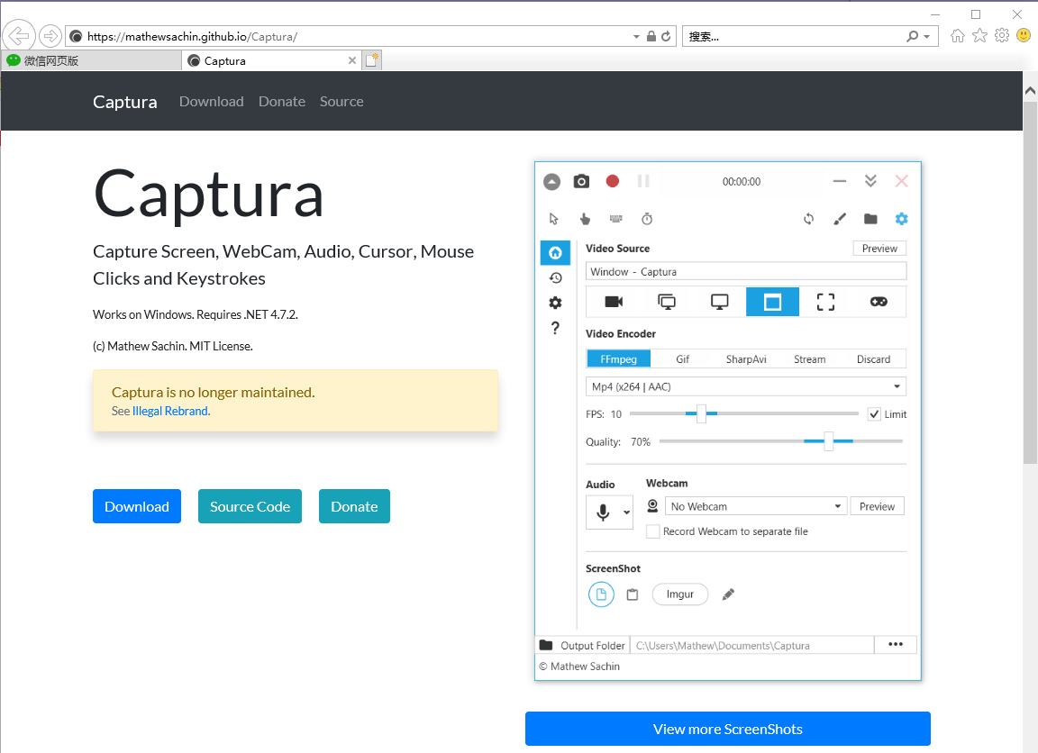 免费录屏软件 Captura 及 FFmpeg 安装配置教程_captura怎么配置ffmpeg-CSDN博客