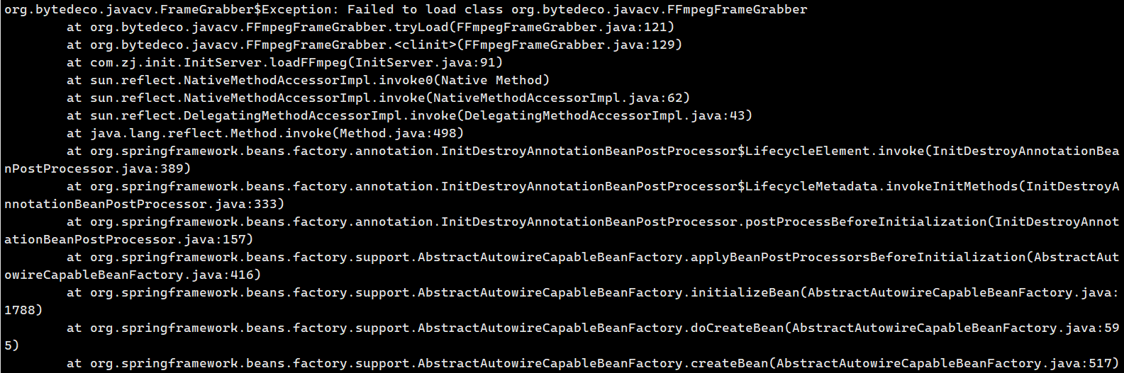 JavaCV项目部署在Linux环境时Load库路径失败的问题_org.bytedeco.javacv.framegrabber$exception-CSDN博客