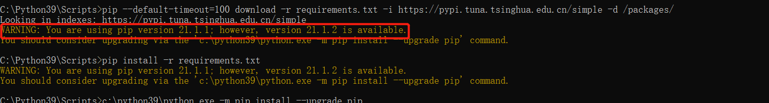 pip install -r requirements.txt 报错。_pip install -r requirements.txt时一堆requirement alre-CSDN博客