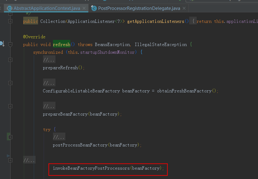 Spring之invokeBeanFactoryPostProcessors_spring invokebeanfactorypostprocessors-CSDN博客