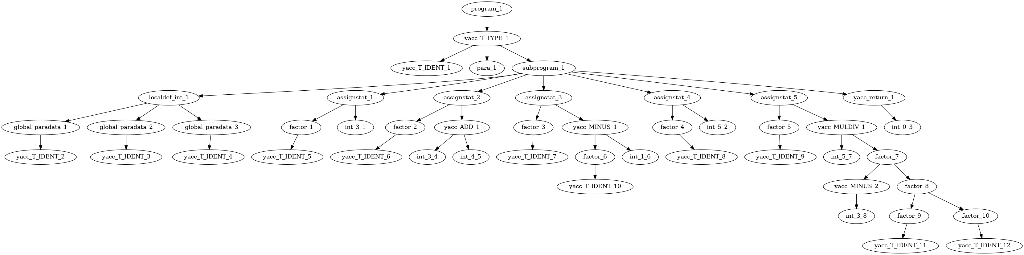 西北工业大学 编译原理实验 minic文法 编译器前端 flex-bison实现 的 debug手记_bison ast-CSDN博客