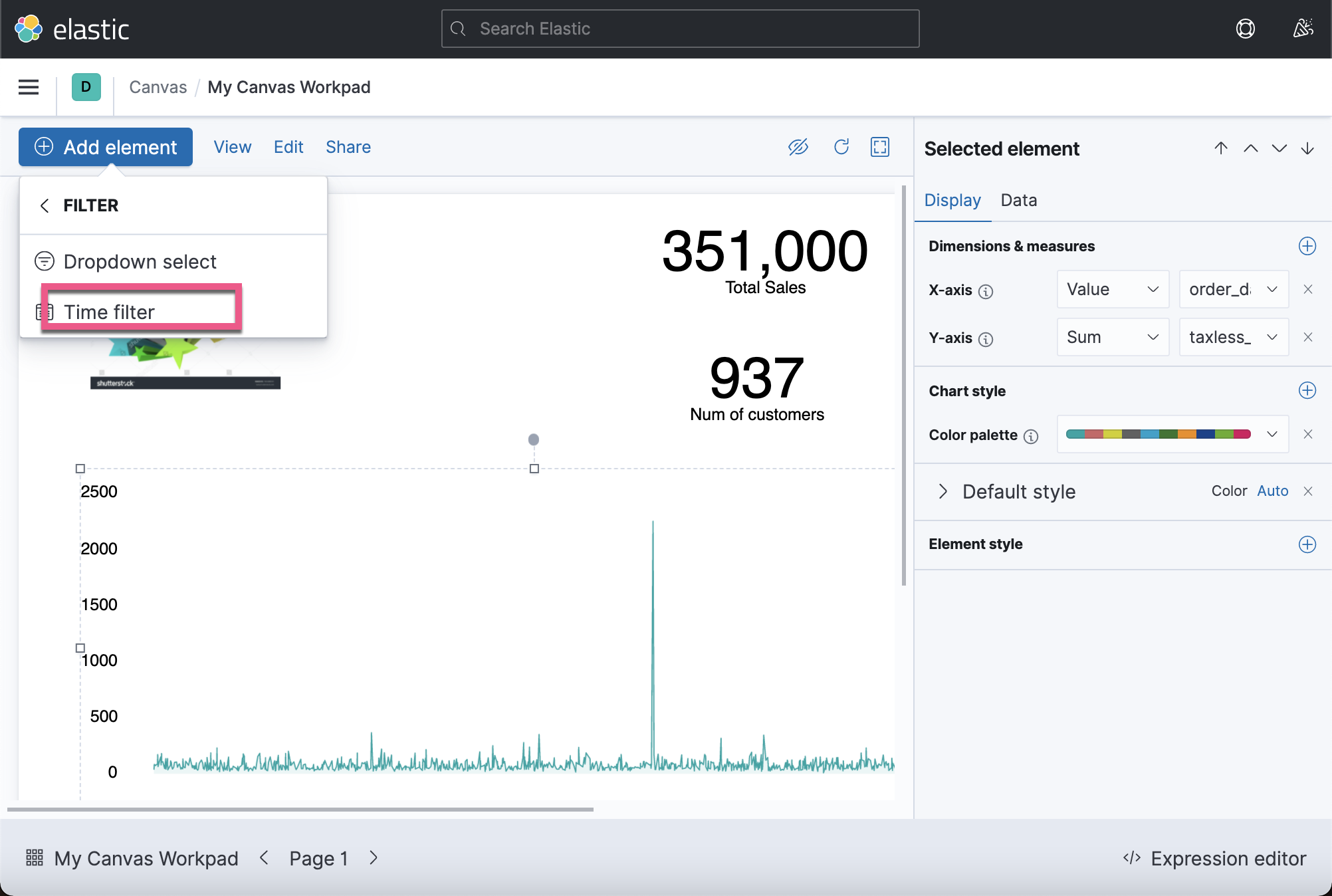 Kibana：创建 Canvas workpads_kibana workpad-CSDN博客