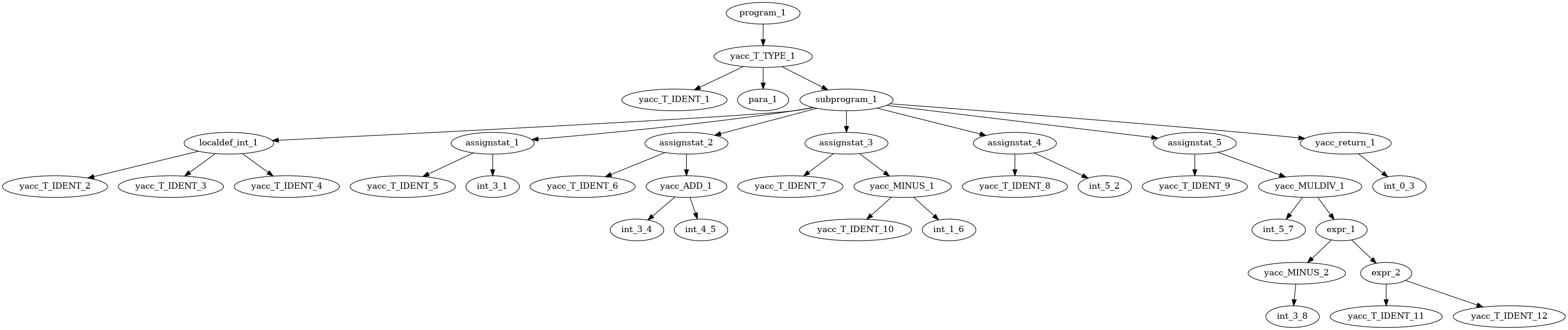 西北工业大学 编译原理实验 minic文法 编译器前端 flex-bison实现 的 debug手记_bison ast-CSDN博客