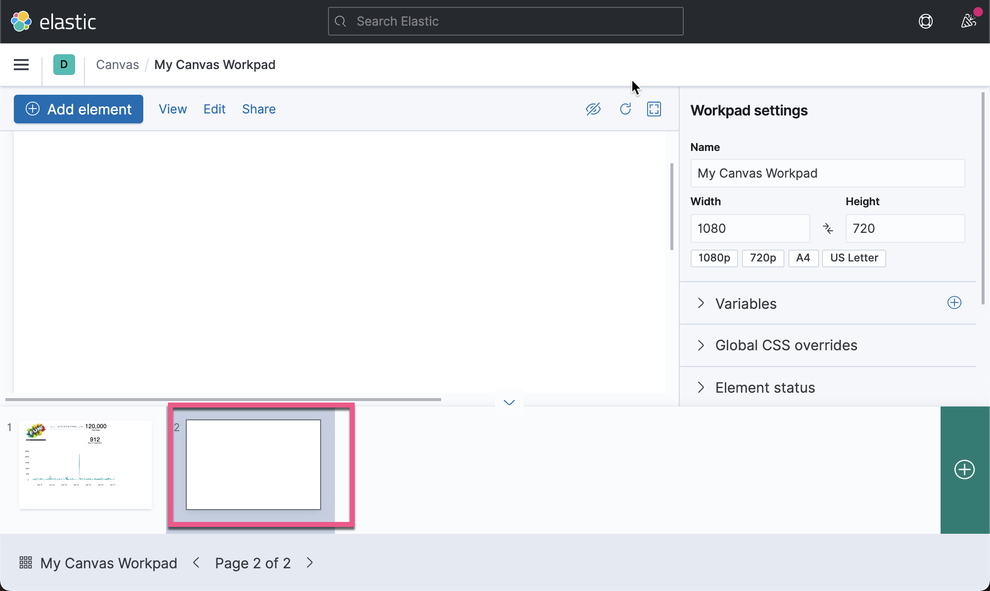 Kibana：创建 Canvas workpads_kibana workpad-CSDN博客