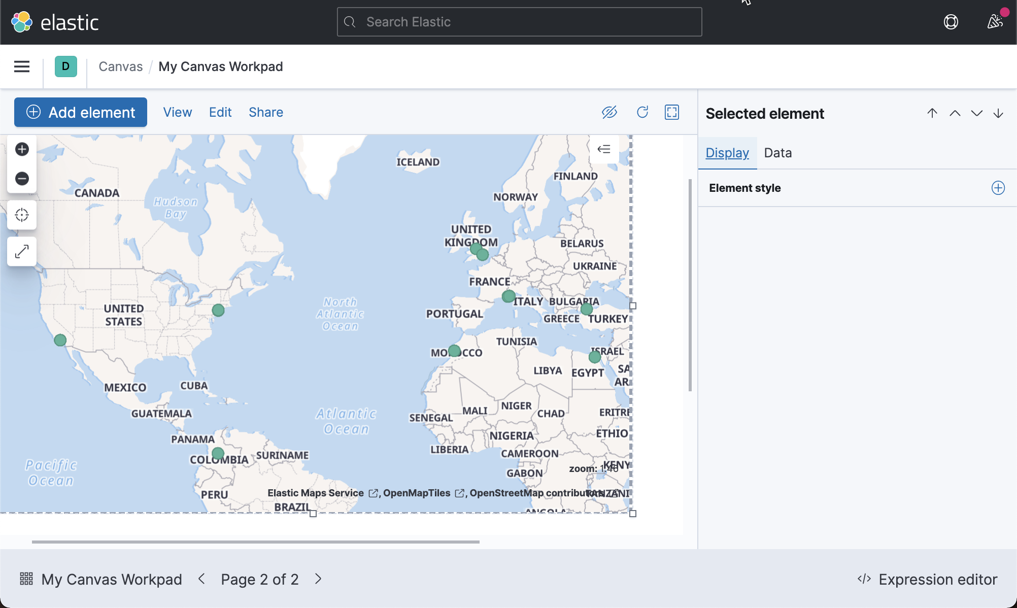 Kibana：创建 Canvas workpads_kibana workpad-CSDN博客