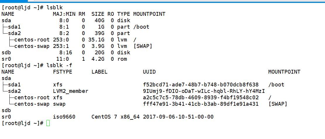 centos更改磁盘格式ext4--＞xfs_mkfs.ext4 -f-CSDN博客