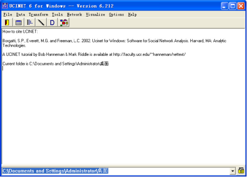 UCINET入门案例_ucinet矩阵数据如何生成-CSDN博客